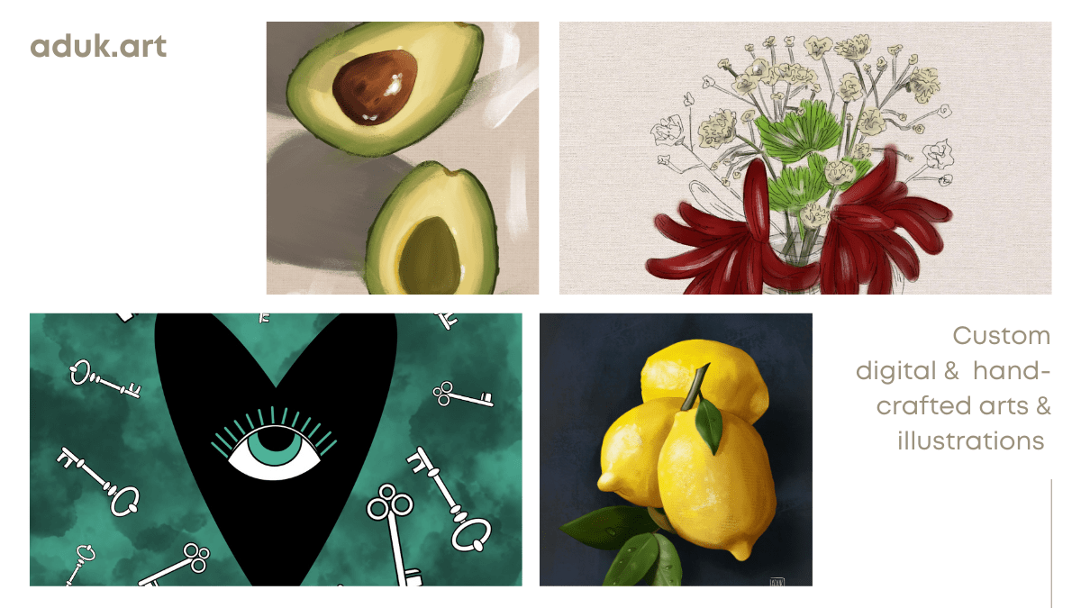 aduk.art - digital & hand-crafted illustrations
